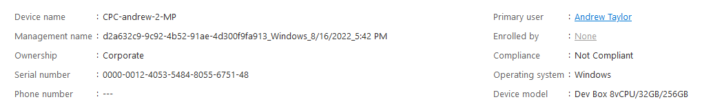 Creating and Using a Microsoft Dev Box – Andrew Taylor