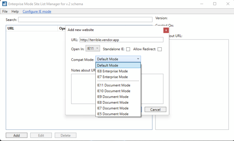 Configuring Edge IE Mode in Intune – Site List and Cloud Site List ... Configuring Edge IE Mode in Intune – Site List and Cloud Site List ...