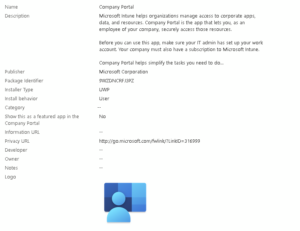 Deploying Company Portal in Intune using PowerShell and new Store Integration – Andrew Taylor