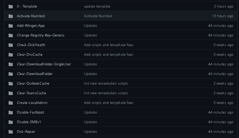 Proactive Remediation Script Central Repository Andrew Taylor